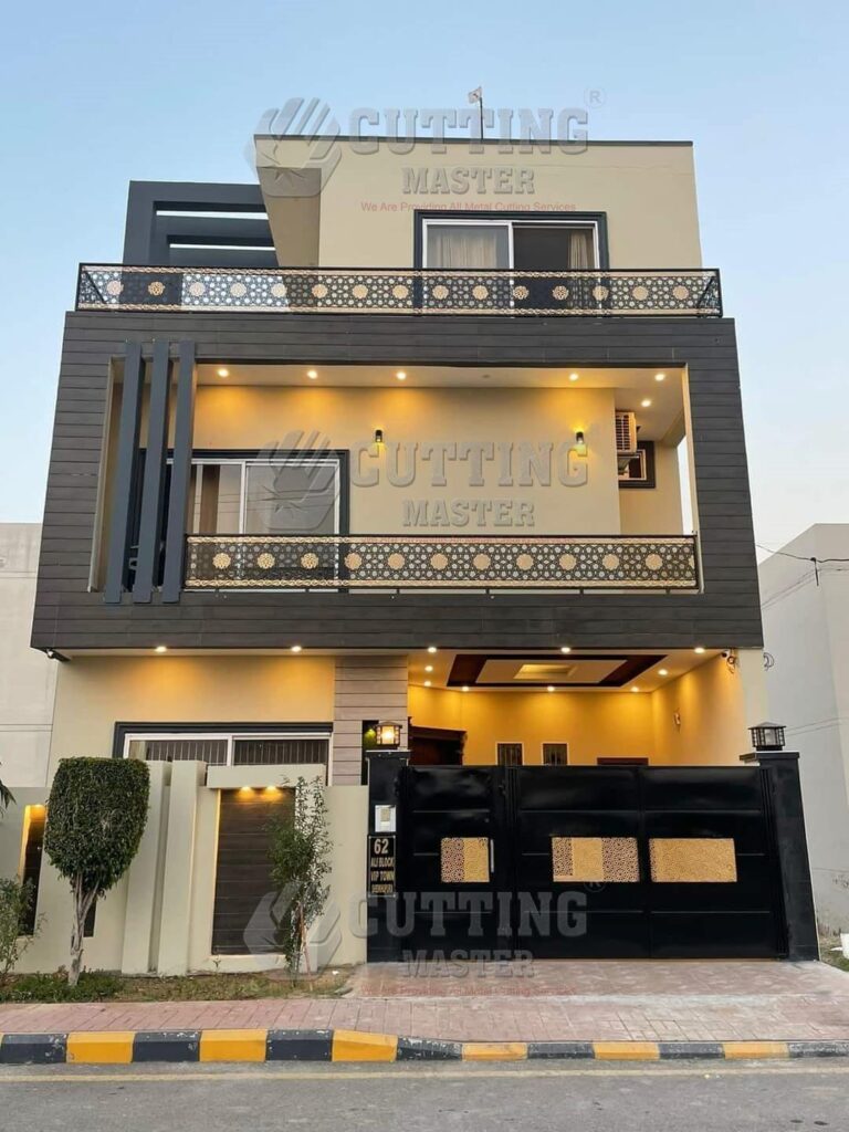 Terrace & Safety Grill Design with Laser Cut